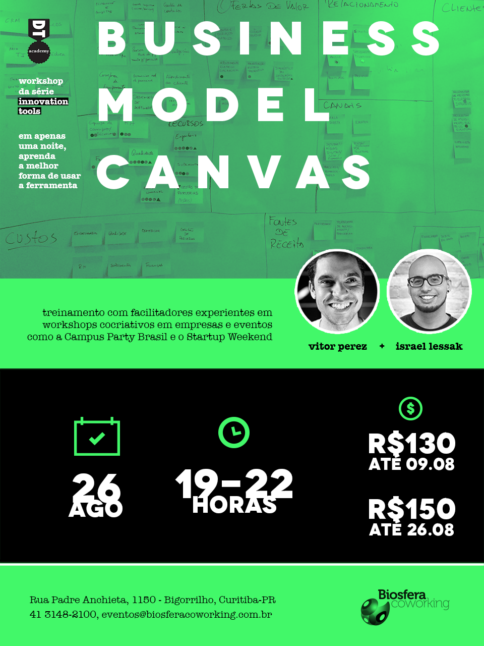 Curso Business Model Canvas Curitiba - Biosfera Coworking Curso Business Model Canvas Curitiba - Biosfera Coworking